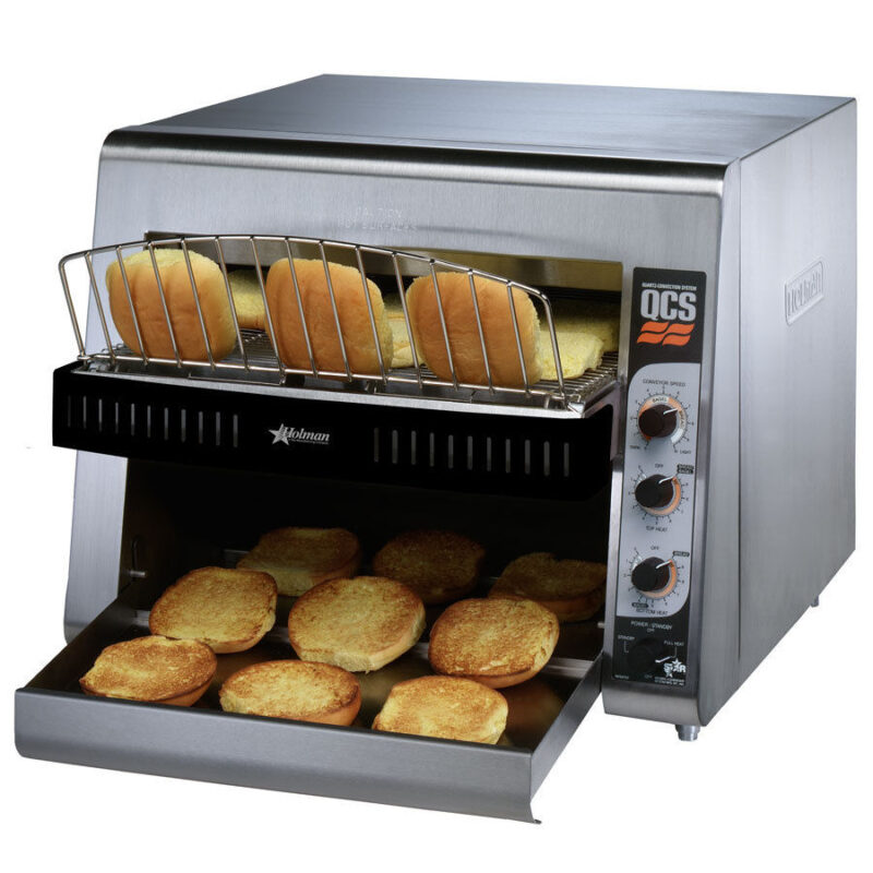 Star QCS3-1400BH High Volume Bun Conveyor Toaster – 1400 Bun Halves per ...